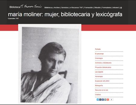 María Moliner: mujer, bibliotecaria y lexicógrafa | Centro de Ciencias ...
